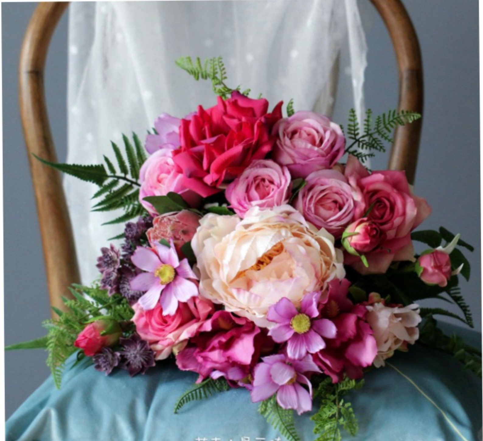 Silk Flower Arrangement Faux Flower Bouquethome Centerpiece - Etsy