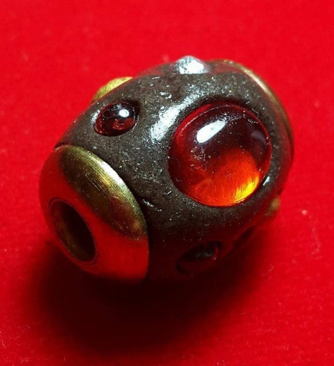 Thai Amulet Takrut Necklace Leklai Pri-dum Cutting by Lp | Etsy