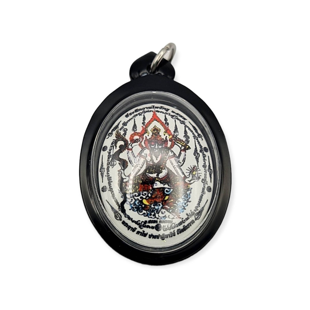 Thai Amulets Locket Lersi Hermit Tafai 2 Silver Takrut, Wan Mongkol ...