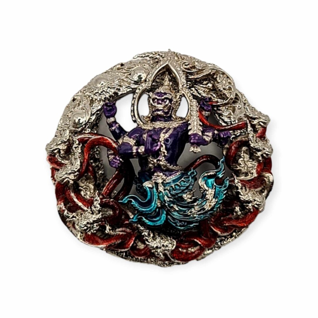 Thai Amulet Phra Rahu 666 Protection Prevent Bad Luck Holy Blessed ...