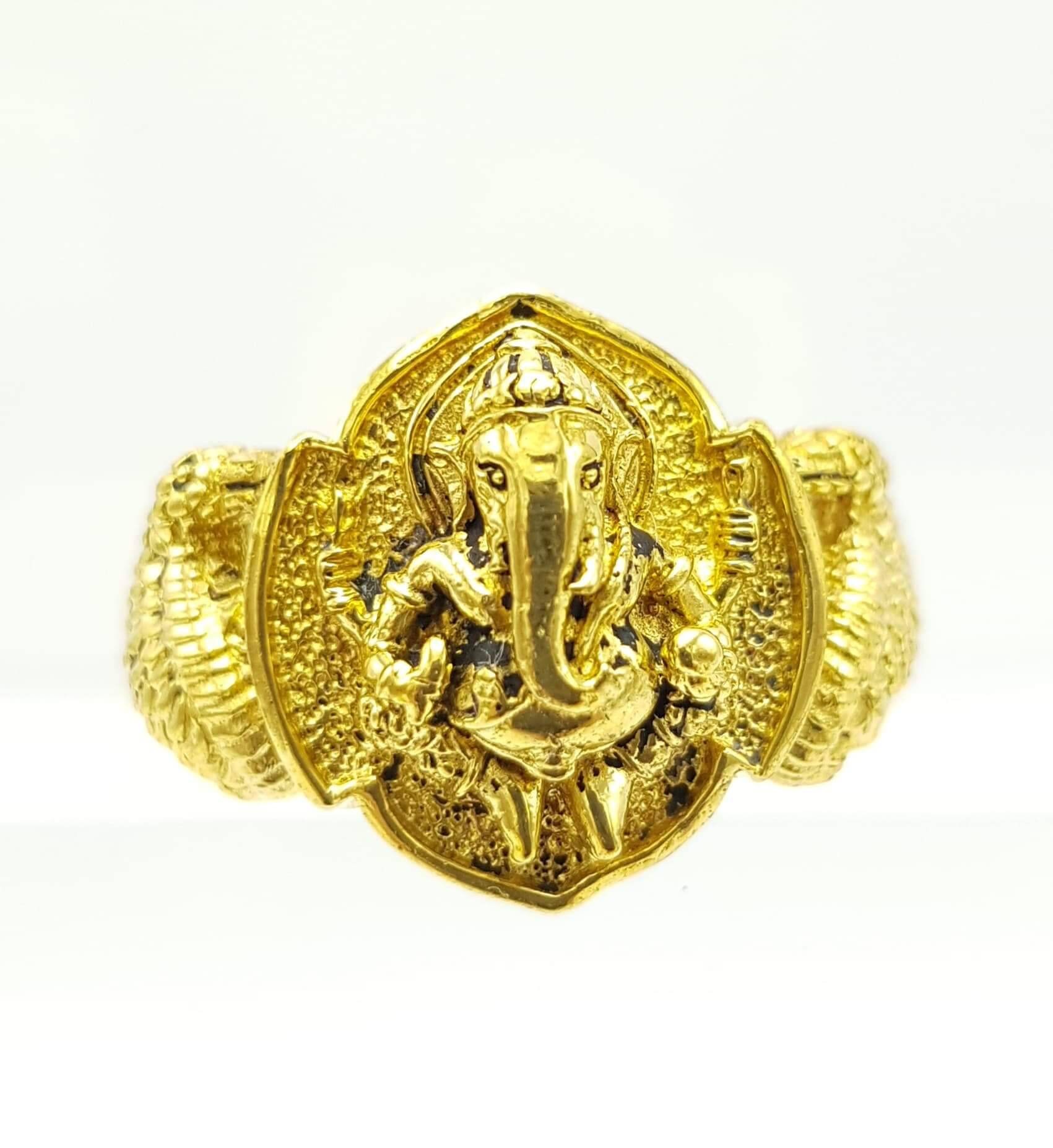 Thai Amulet Ring Brass Lord Ganesha by Lp Hong Bring Success - Etsy