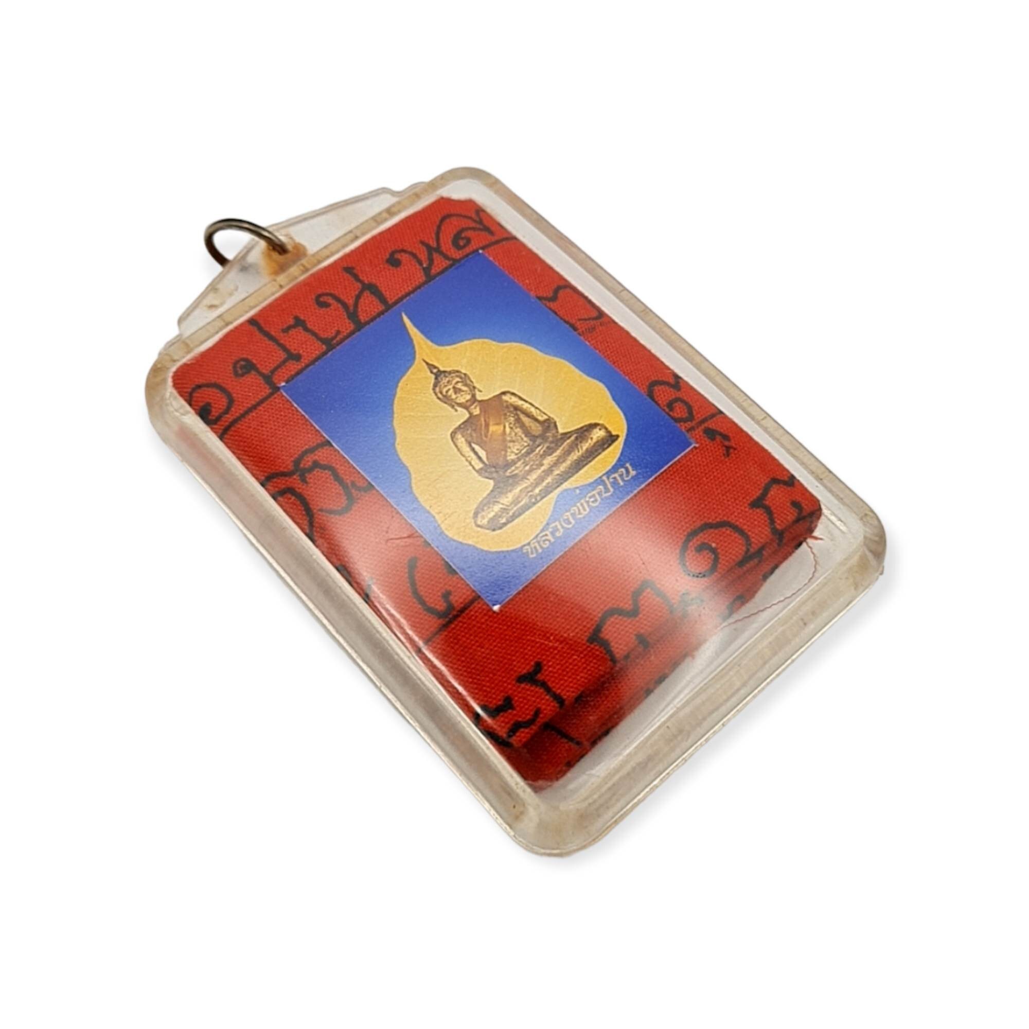 Thai Amulet Rooptai Picture With Cloth Yantra Phayant Lp Pian Lucky ...