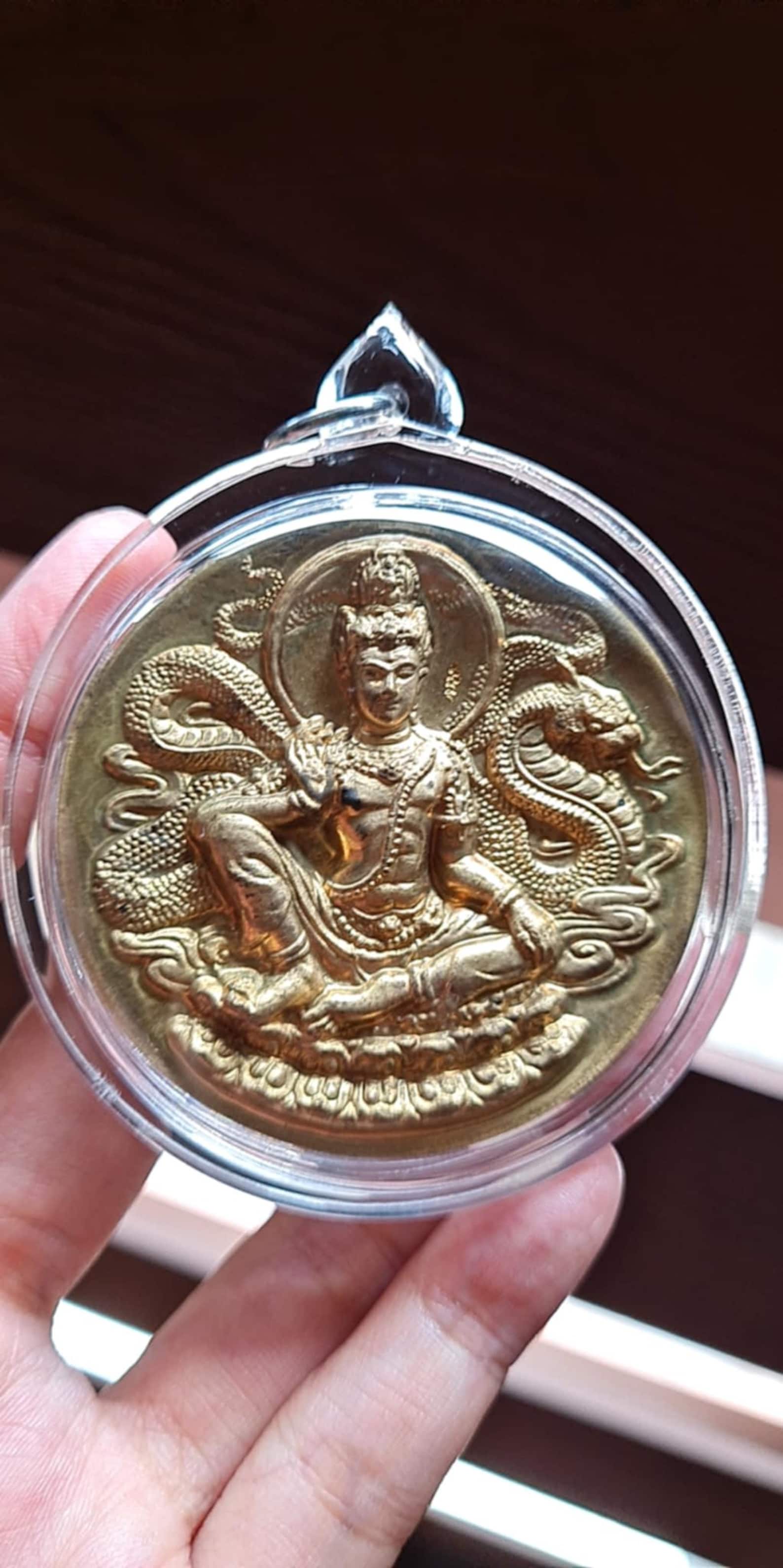 Thai Amulets Phra Jatukam Ramathep Back With Rahu Lucky Charm Pendant ...
