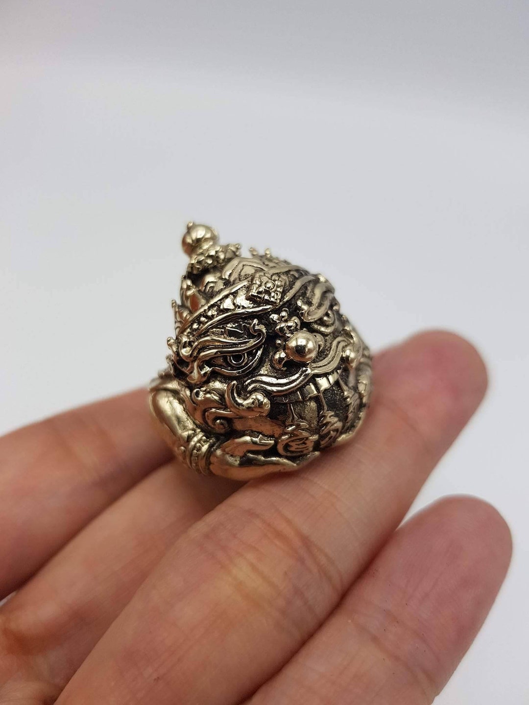 Thai Amulet Ring Phra Rahu Om Moon Srang Horchan Edition by - Etsy