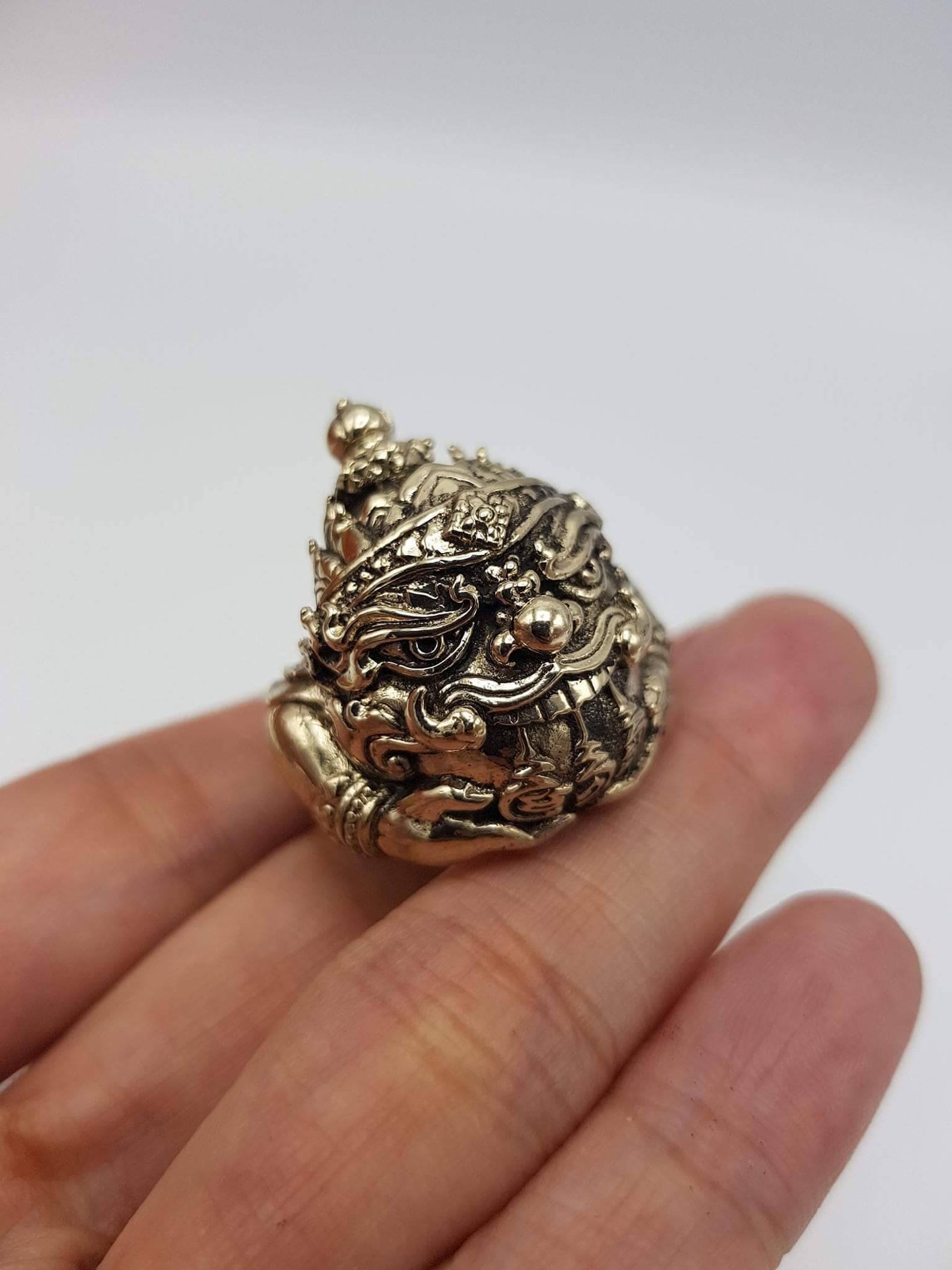 Thai Amulet Ring Phra Rahu Om Moon Srang Horchan Edition by - Etsy