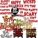HUGE HALLOWEEN Bundle 100 Pcs Spooky Scary Party Skulls Eyeballs Cats ...