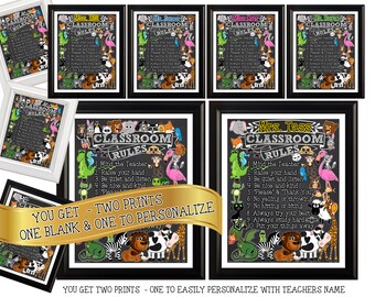 When You Enter This Classroom Sign Personalized Teacher Sign - Etsy