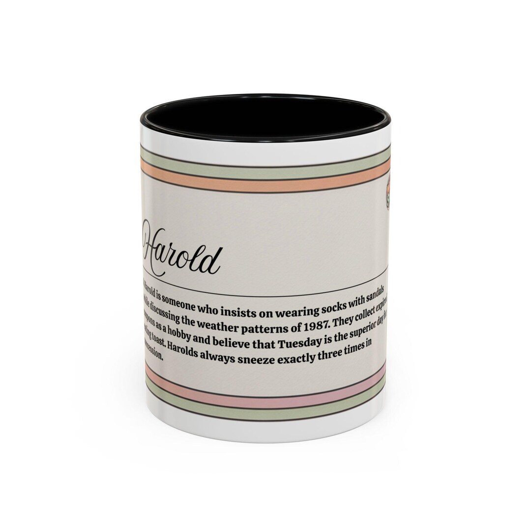 Harold Personalized Mugs With Sass & Ridiculous Backstories | Hilarious ...