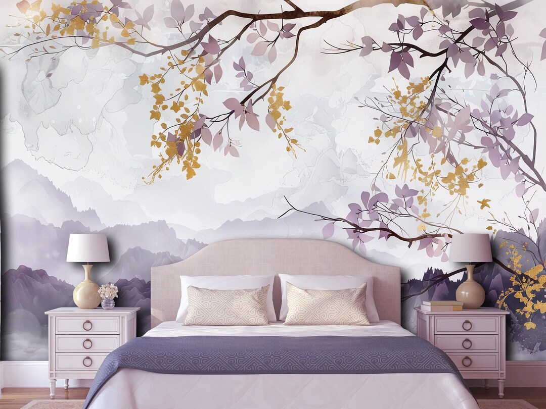 Nature-inspired Mountain Mural - Ready for Fall - Etsy