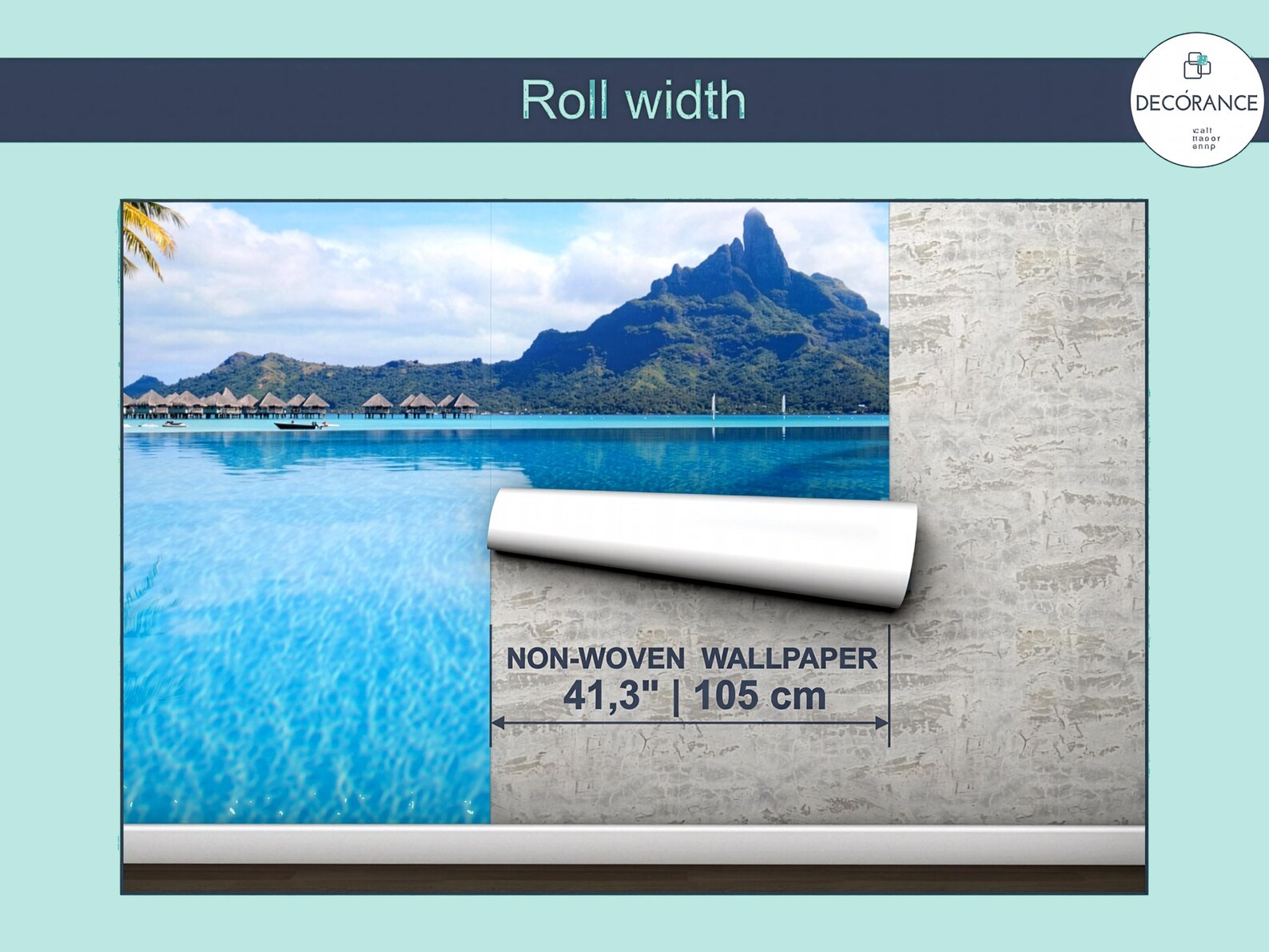 Elegant Global Map Wall Mural on Wood - Stylish Photographic Wallpaper ...