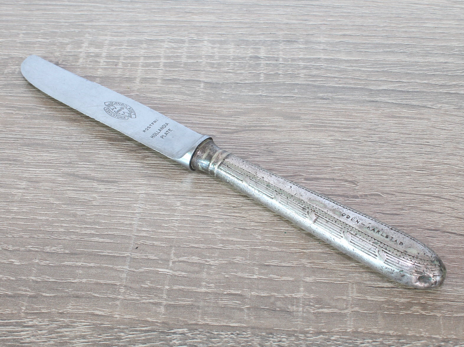 Sweden butter knives Vintage table knives JERNBOLAGET ESKILSTUNA ...