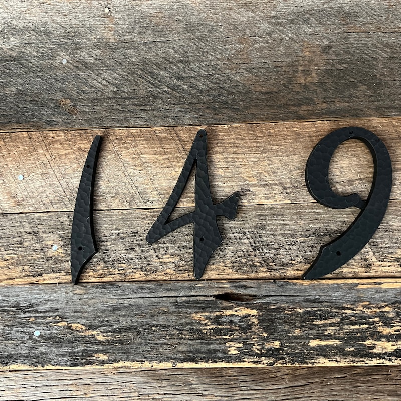 Metal House Numbers - Etsy