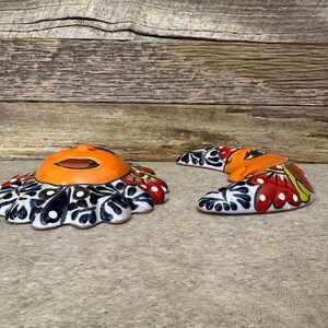 Vibrant Clay Talavera MINI Sun Face Crescent Moon Colorful Hand Painted ...