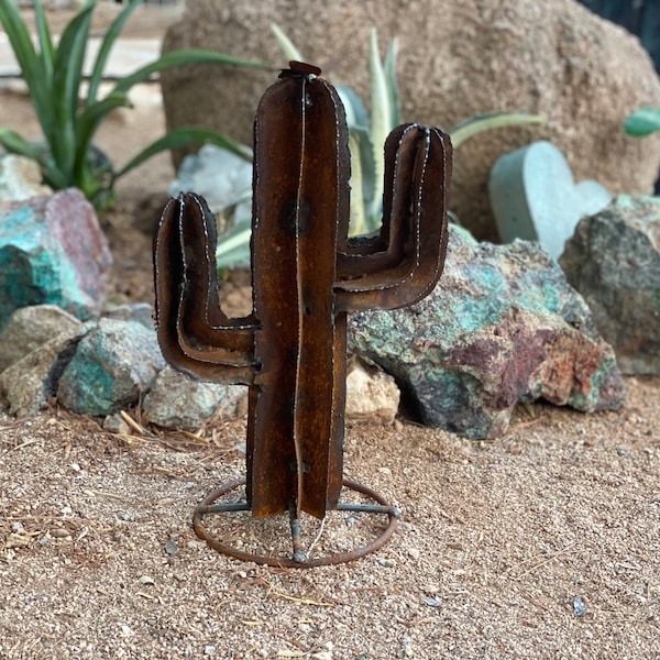 Metal Cactus - Etsy
