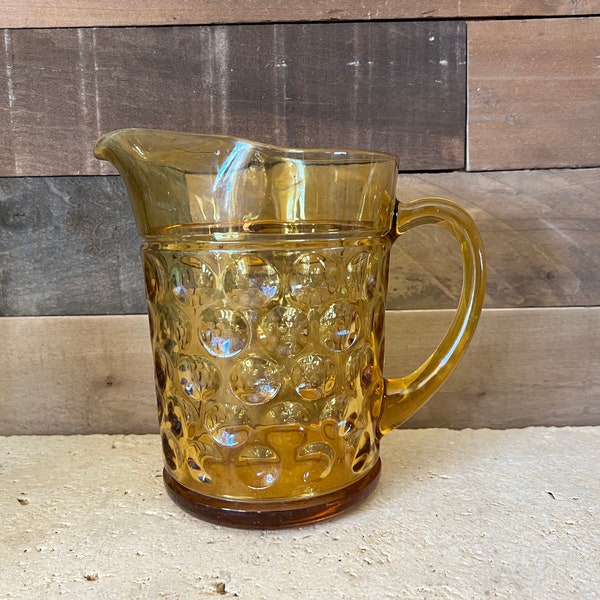 Retro Glass Pitcher - Etsy