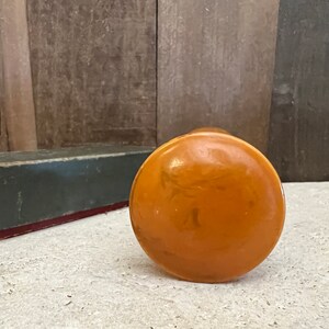 Vintage Orange Bakelite Door Knob - Etsy
