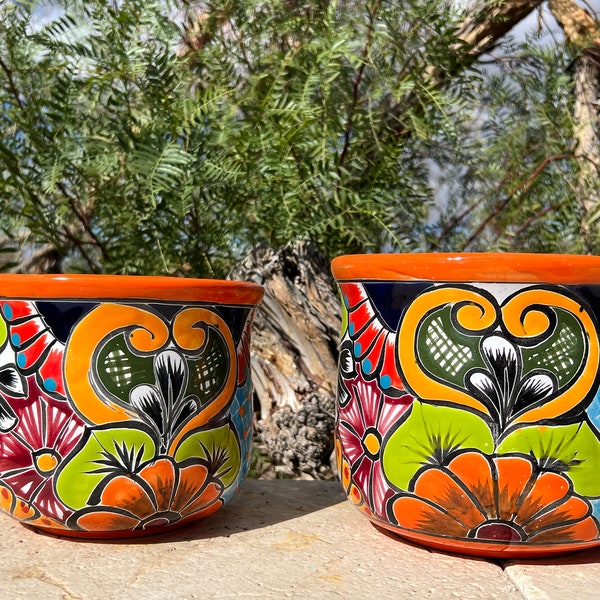 Mexican Pottery Planter - Etsy