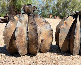 Mexican Metal Cactus Yard Art - Etsy