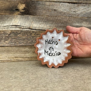 Vibrant Clay Talavera MINI Sun Face Crescent Moon Colorful Hand Painted ...