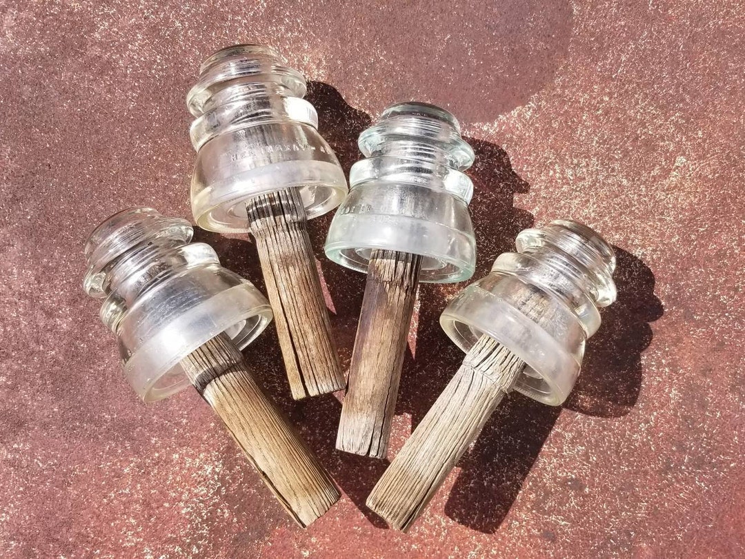 Hemingray 45 Clear Glass Insulators - Etsy