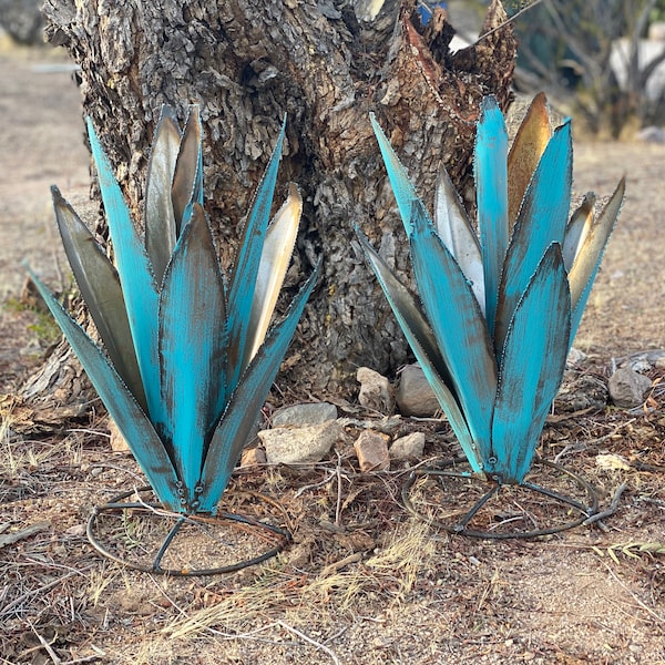 Metal Agave Yard Art - Etsy