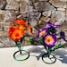 Vibrant MINI Metal Flower Bouquet Yard Art Metal Landscape Flowers - Etsy