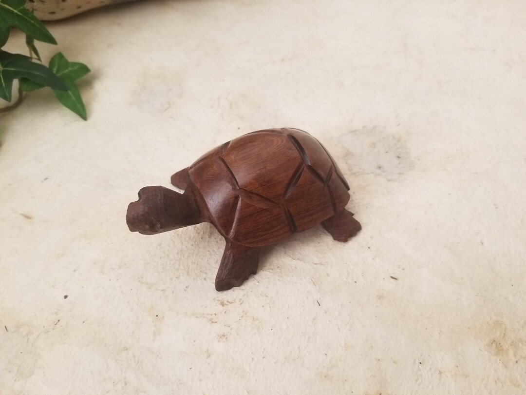 Handcarved Mexican Ironwood Turtle Statue - Etsy
