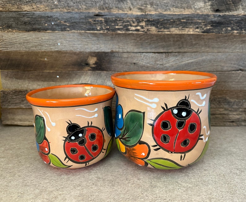 Hand-painted Talavera Planter: Colorful Mexican Pottery, Small - Etsy
