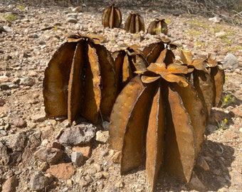 Metal Barrel Cactus | Etsy