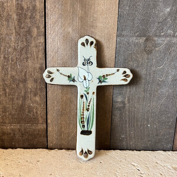 Hand Painted Cross - Etsy