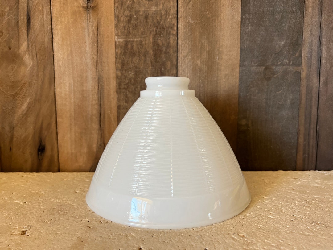 Milk Glass Lamp Shade Glass Shade - Etsy