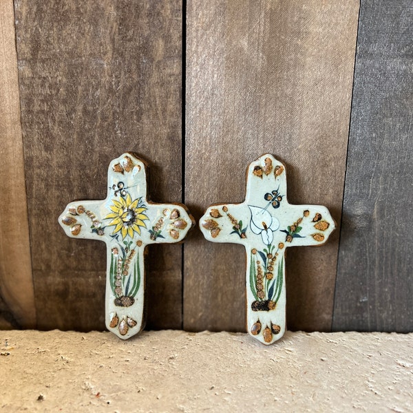 Pottery Cross - Etsy
