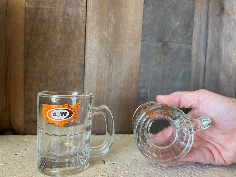 Vintage A & W Glass Mini Mugs Collectible Mugs - Etsy