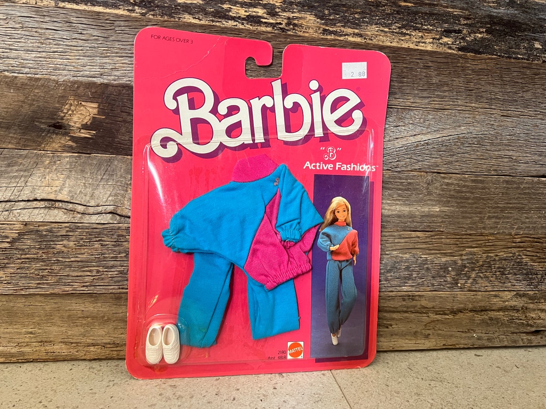 Vintage Mattel Barbie Clothes Fashion Fun Barbie Active Fashions - Etsy