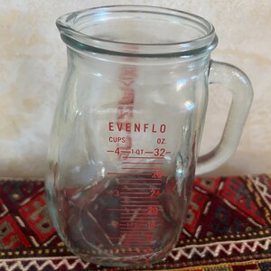 Vintage Evenflo Glass Pitcher - Etsy