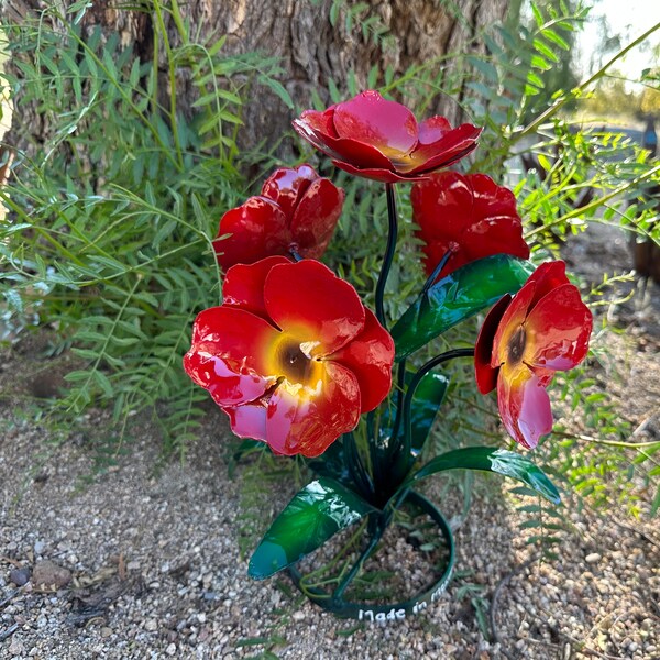 Metal Flowers - Etsy