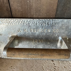 Rare Vintage J M Burden Co. Meat Press - Etsy