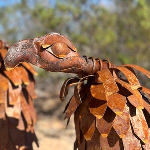 Handcrafted Rustic Metal Vulture Yard Art: Desert Buzzard Sculpture - Etsy