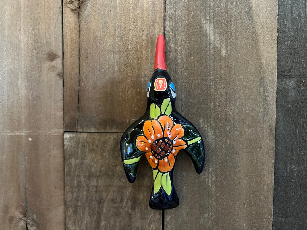 Adorable Mini Talavera Hummingbird Colorful Mexican Clay - Etsy