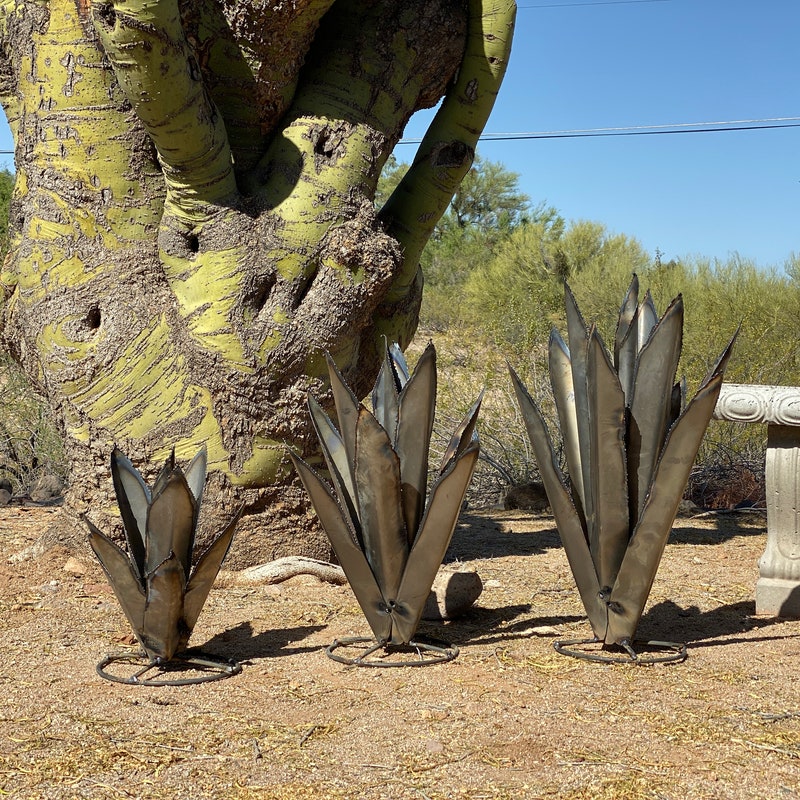 Large Metal Cactus Yard - Etsy