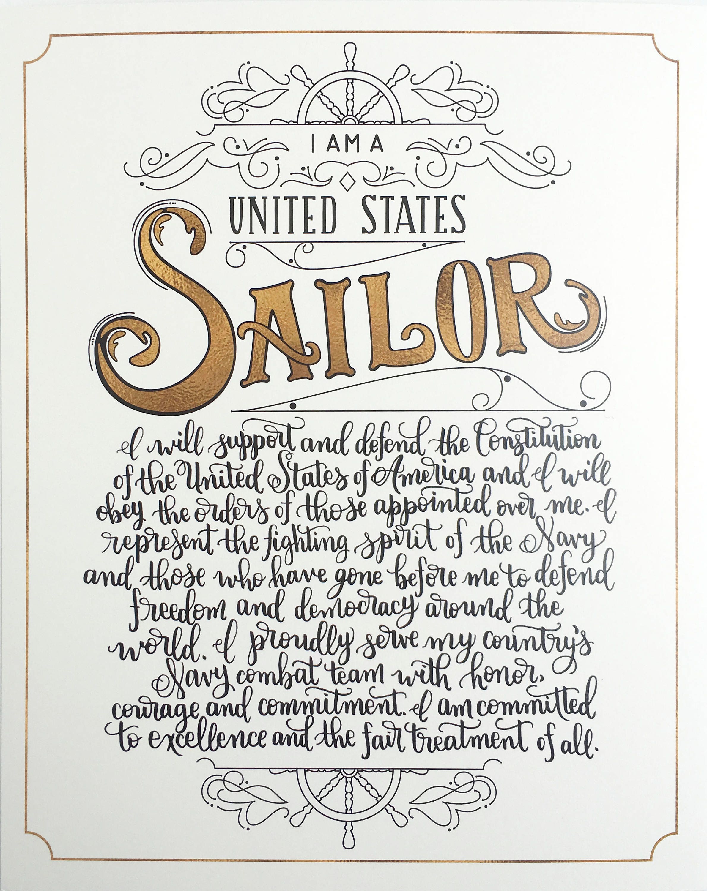 Sailors Creed Poster