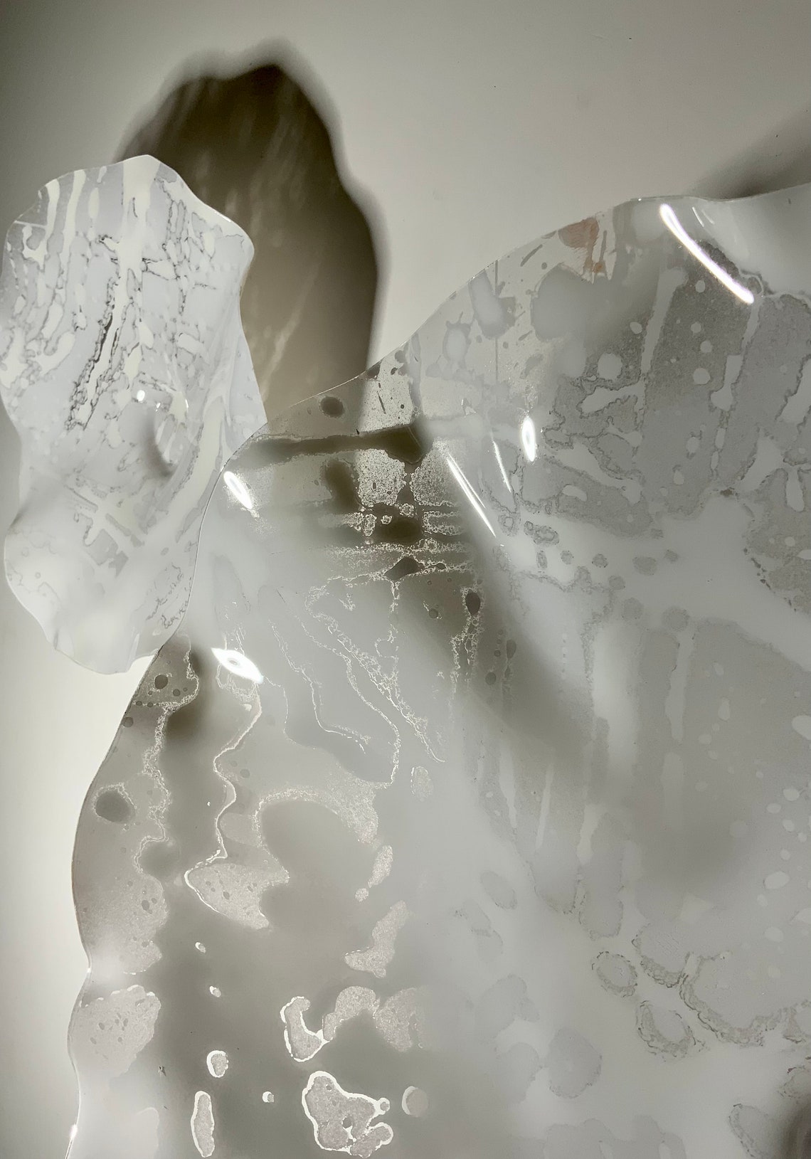 White Wall Plate/recycled Plastic/looks Like Glass/pick Your - Etsy