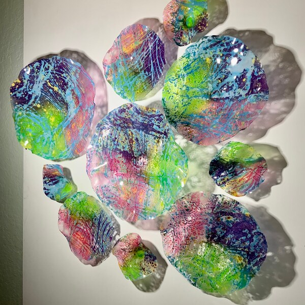 Pink Aqua Lime Green - Etsy