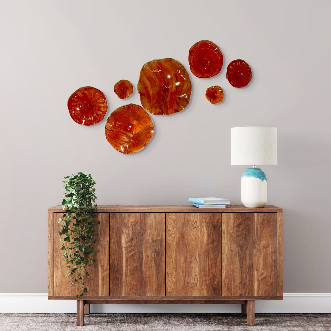Large Wall Mural Set 7 Handmade Eco-friendly Polymer/terra-cotta/burnt ...