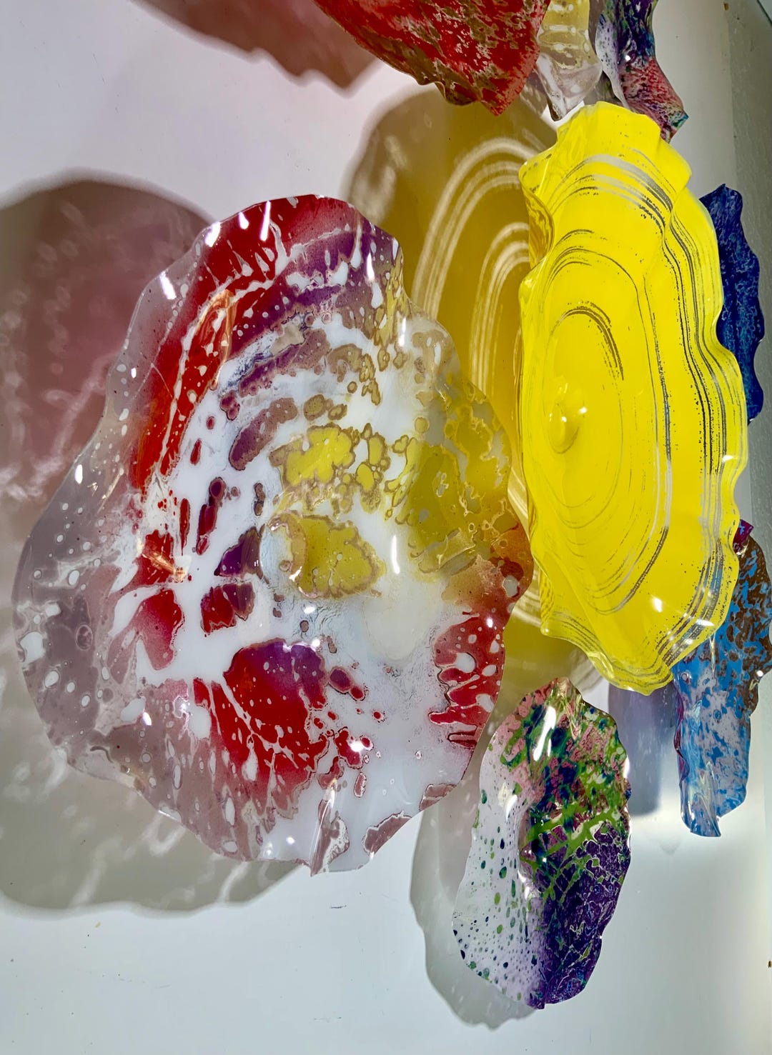 Large Wall Flower Mural 8 Colorful Wall Mural Artist Choice Handmade Up ...