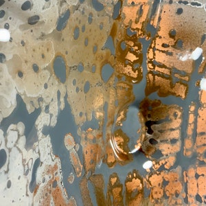 One of a Kind Medium Wall Flower Earth Tones Home Wall Decor 13” Copper ...