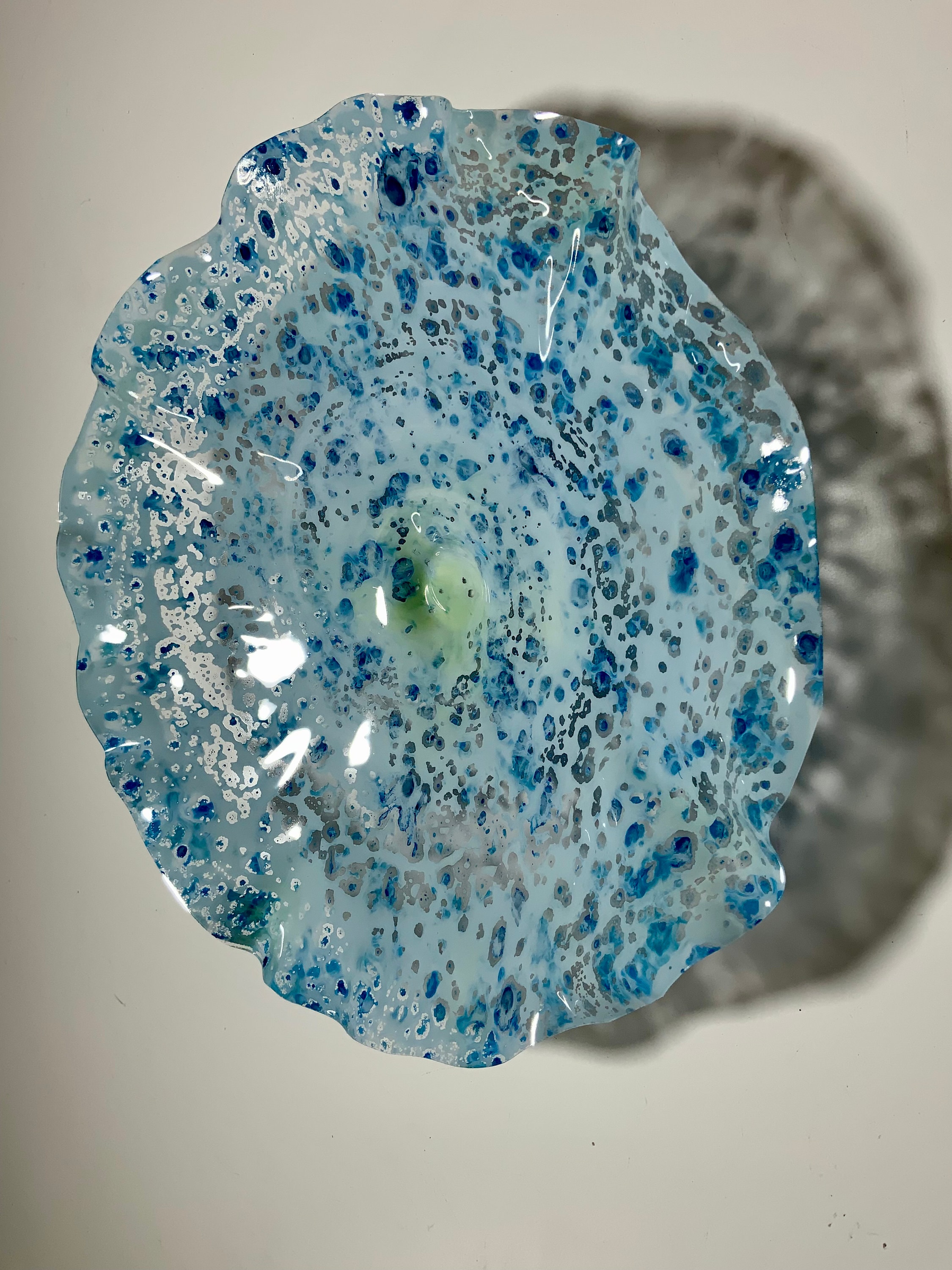 Gemometric wall decor recycled plastic coastal home decor 15” light ...