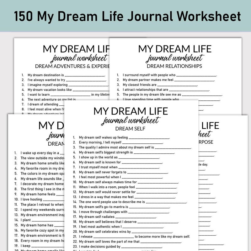 Dream Journal - Etsy