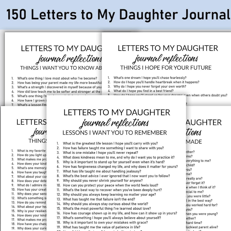 Letter to My Daughter - Etsy