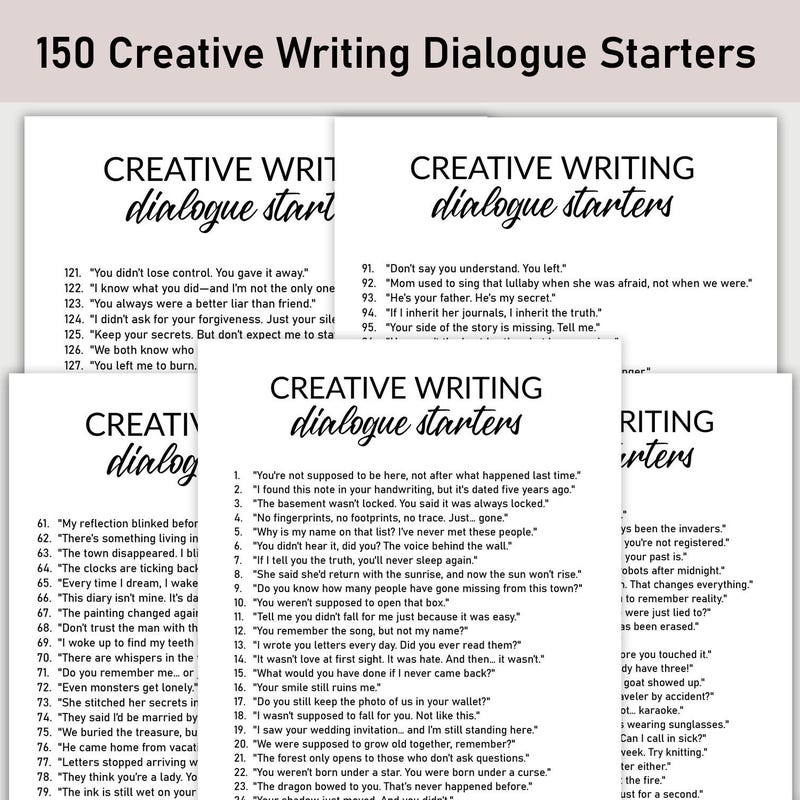 Creative Writing - Etsy